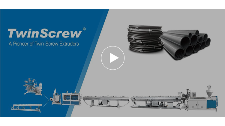 HDPE Pipe Extrusion Line - Cost-effective Energy - TwinScrew